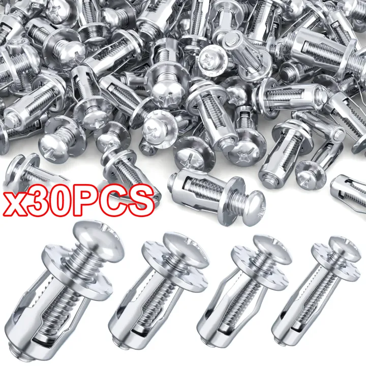 30pcs M4M5M6Jack Nuts Screw Petal Screw Anchors Petal Expansion Plugs ...