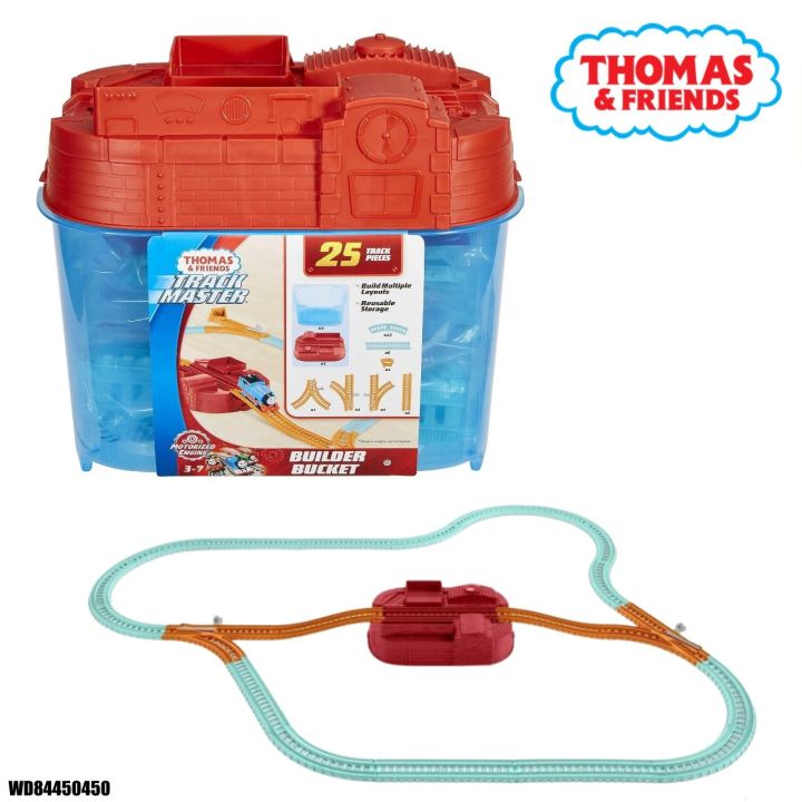 Thomas & Friends track master builder bucket (over 25 assembled rails ...