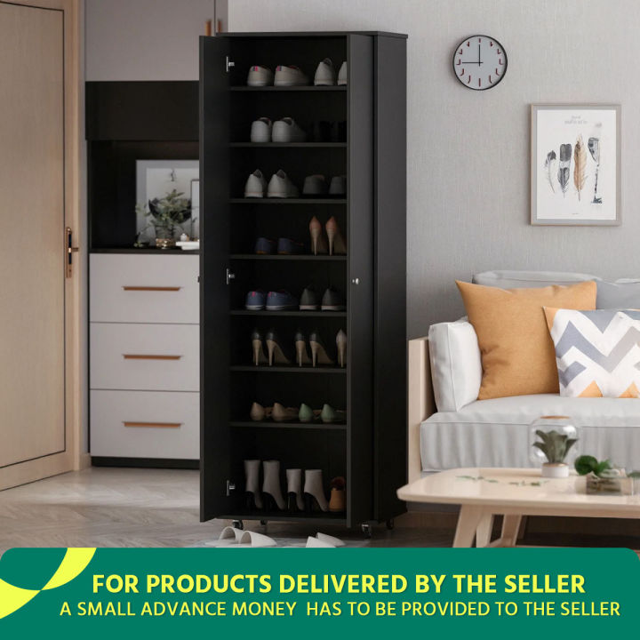 2 Door Modern Shoe Cabinet / Shoe Organizer/ Modern Shoe Almirah Rack ...