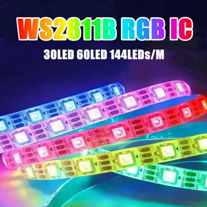 5V Independent Control WS2812B IC Led Lights RGB Led Strip Light IP65 ...