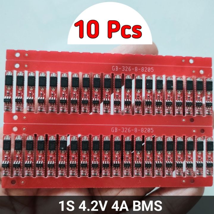 (10 Pcs) Original 1S 3A BMS Protection Board for 1S 3.7V 18650 Li-Ion Lithium Battery 1S 3A 3.7V ...