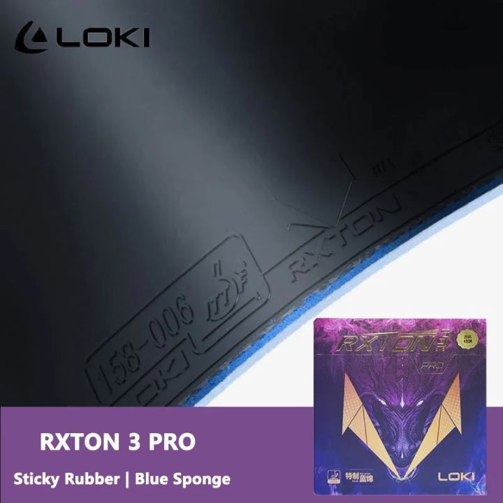 LOKI RXTON 3 PRO Table Tennis Rubber for Racket Sticky and Pimples-in ...