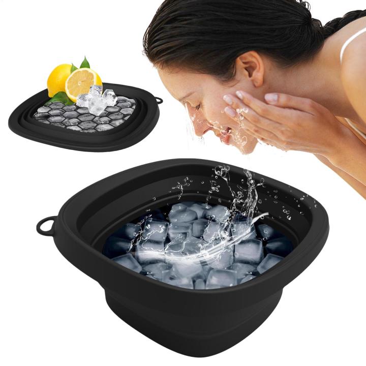 Ice Face Bowl Facial Wash Basin foldable silicone Facial beauty ...