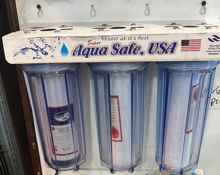 3 Stages water Filter Aqua Safe USA Brand/ without Electricity /water ...