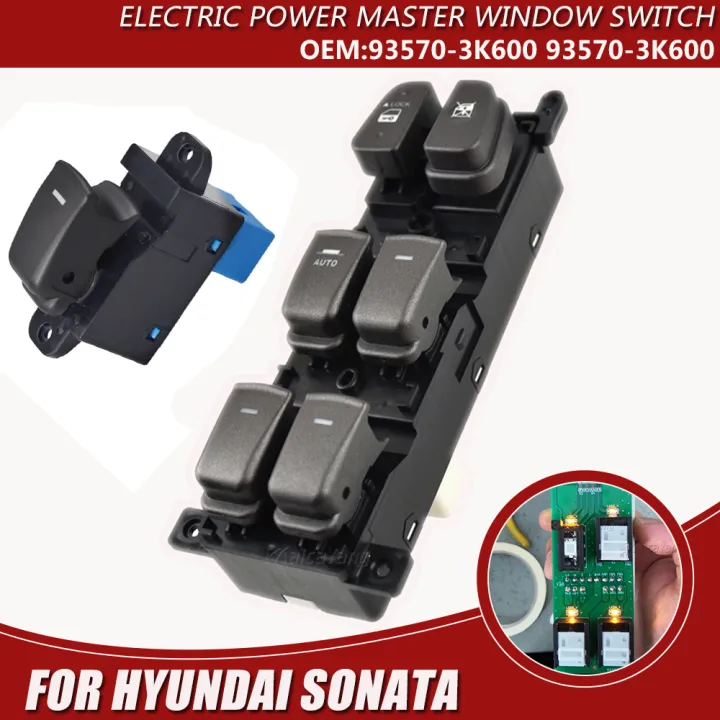 Window Main Switch Glass Lifter Button For Hyundai NF Sonata 2008 2009 ...