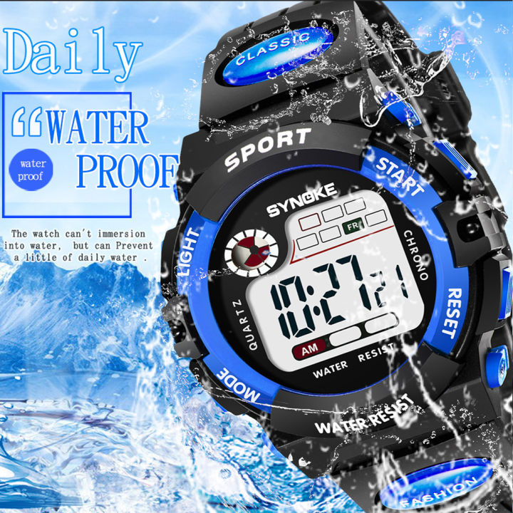 Student Sport Watches For Kids Colorful Electronic Watches Waterproof ...