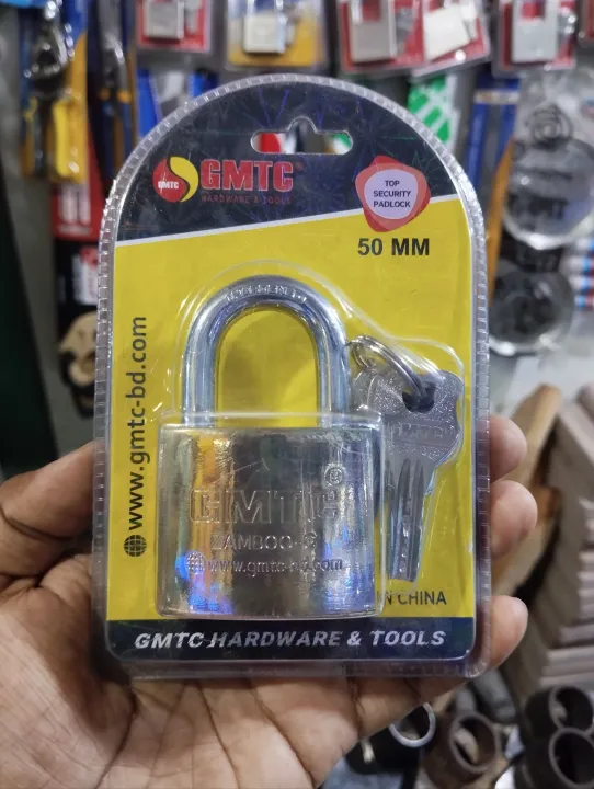 GMTC Lock 50mm Top Security Padlock | Daraz.com.bd