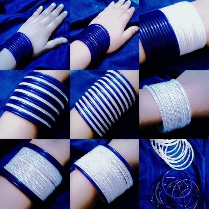 2 Dojon Bangles /Churi for girls Combo gift package (Reshmi Churi ...