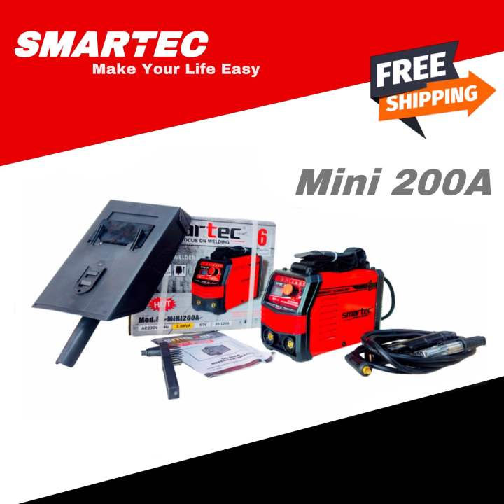 SMARTEC Mini 200 MMA Portable Mini Circuit Welding Machine - Digital ...