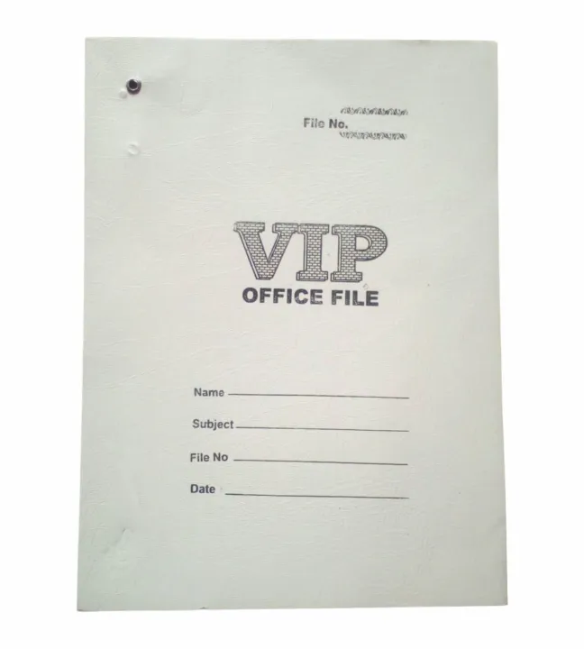 VIP Office White File 12 Piece Pack | Daraz.pk