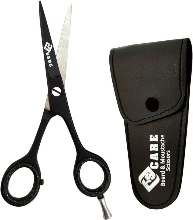 5.5 inches Beard Scissor Grooming Set Professional Hair Trimming ...