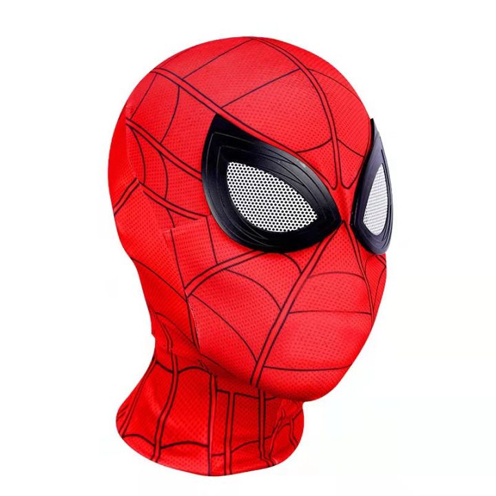 Movie Superhero Mask Costume Spider Lens Roleplay Hat Halloween ...