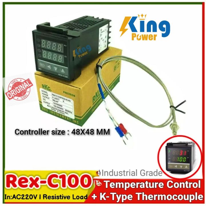 RKC REX-C100 PID Temperature Controller, Relay (Size : 48X48 MM). | Daraz.com.bd