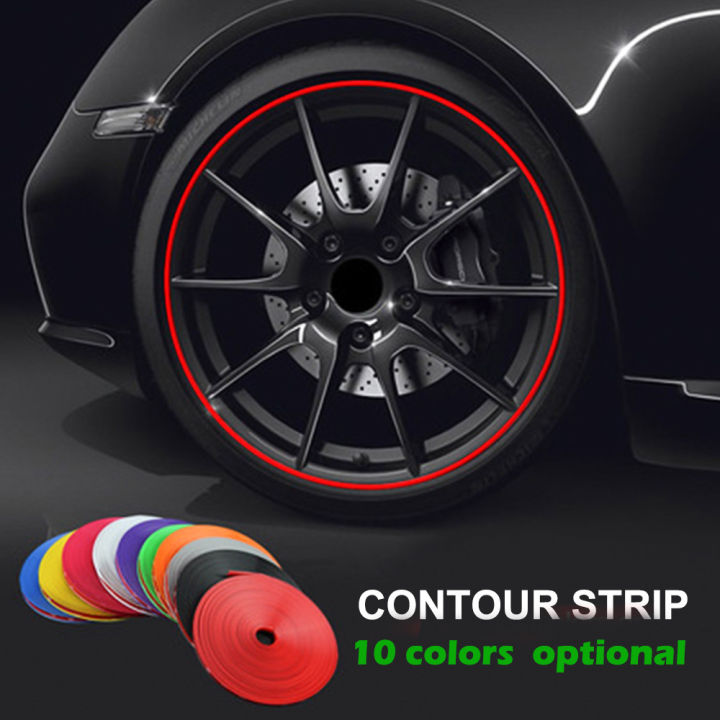 Auto Wheel Trim Strip Tyre Rim Crash Strip Wheel Hub Anti Scraping ...