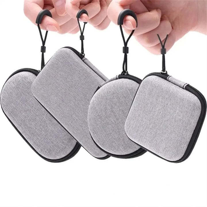 Mini Earphone Storage Bag Hard Shell Data Cable Organizer Bag Small ...
