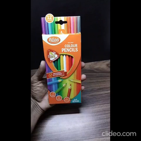 ATLAS 12 COLOUR COLOUR PENCIL | Daraz.lk