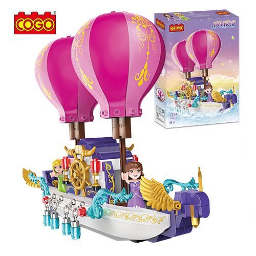 Cogo Kids Girls 358 PCS Fairy Ship Play series Lego bricks building ...