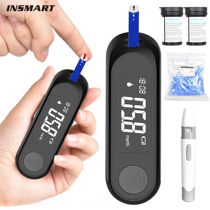 Blood Glucose Meter Diabetes Testing Kit Diabetes Lancet Machine Blood ...