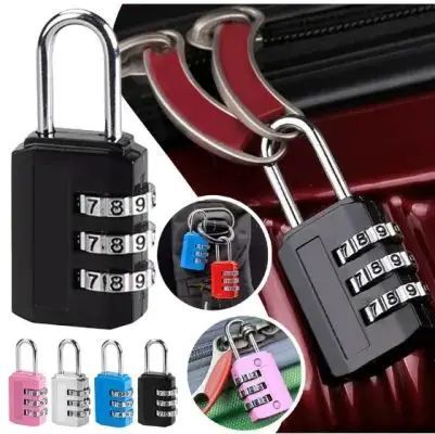 Luggage Lock Password Lock 3 Digit Safe PIN Hand Bag Security Code ...