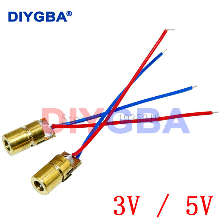 Adjustable Mini Laser Pointer Diode RED Dot Laser Diod Circuit 3V/5V ...