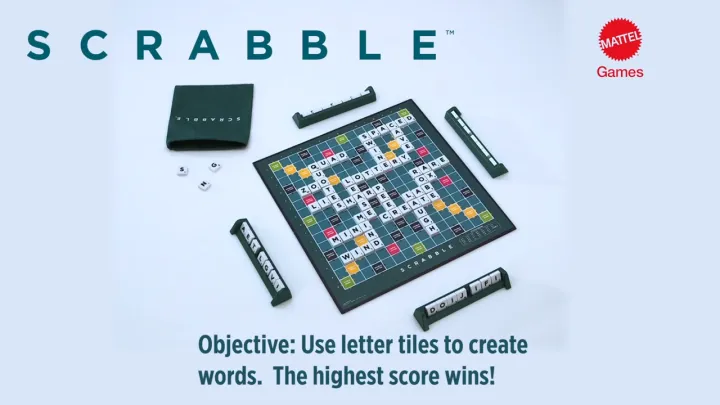 Toys World | Scrabble Board Game, Mini Crossword Scrabble Board Game ...