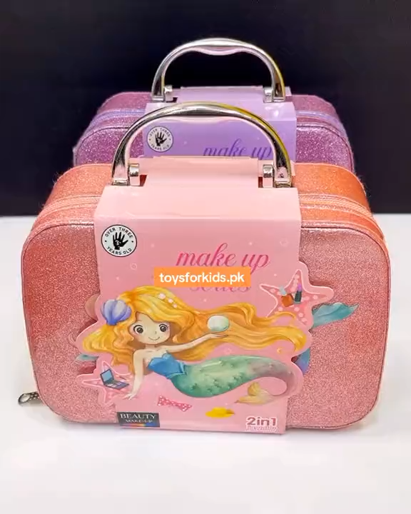 Kids Real Makeup Kit for Girls - 63Pcs Non-Toxic Washable Little Girls ...