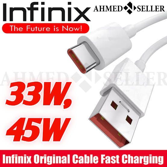infinix type c cable imported Cables Orignal Infinix Cable High Quality ...
