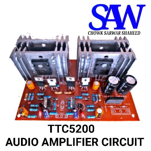 TTC5200 Audio stereo Amplifier 80+80 Watts ( A Grade ) | Daraz.pk