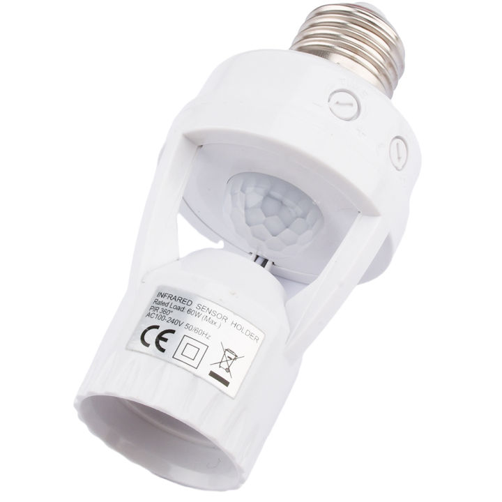 AC100-240V Infrared Body Sensor Lamp Head E27 Screw Port Sensor Lamp ...