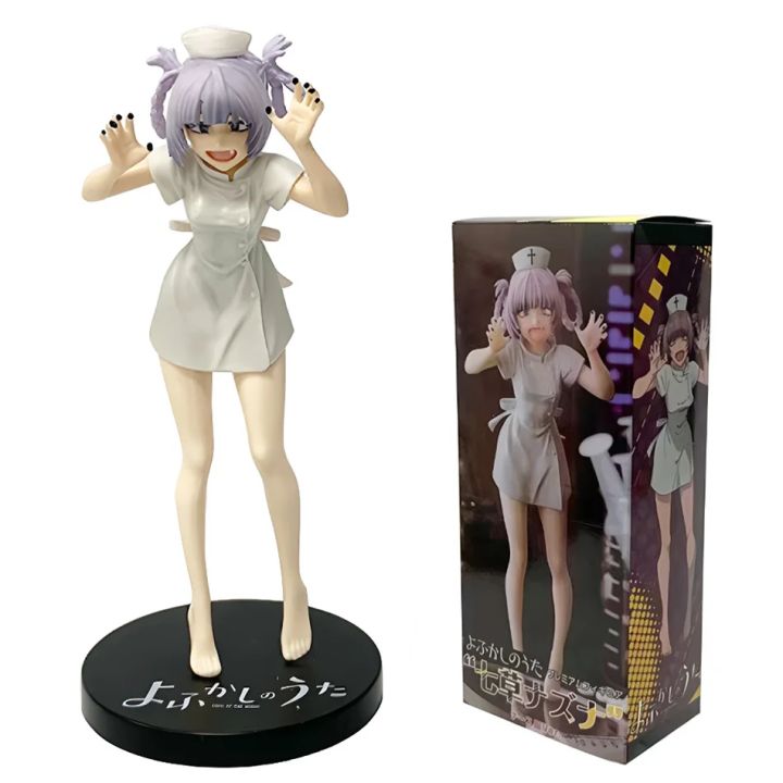 18cm Anime Call Of The Night Nanakusa Nazuna Vampire Nurse PVC Action ...