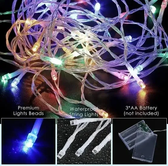 Fairy Light LED String Light Multi Colour For Party, Home Decoration Chilli Milli Light Battery ...