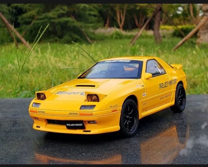 1:24 Scale Metal Diecast MAZDA RX7 - New RX-7 Supercar Alloy Rim Metal ...