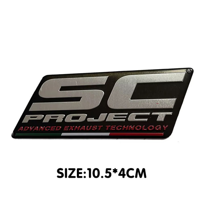 SC PROJECT Motorcycle Exhaust Pipe Sticker High Temperature Resistant ...