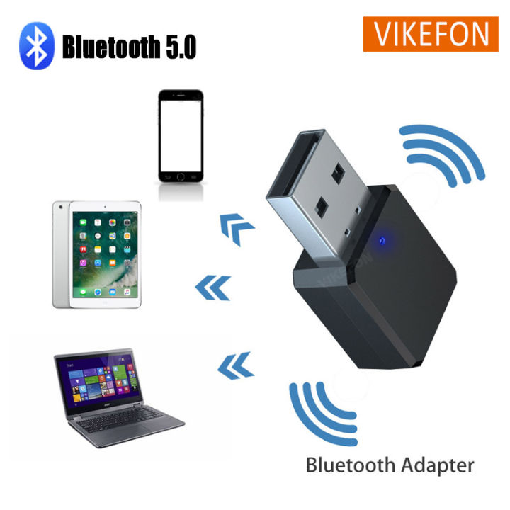 USB Wireless Audio Adapter Bluetooth 5.0 Stereo 3.5MM Aux For PC ...