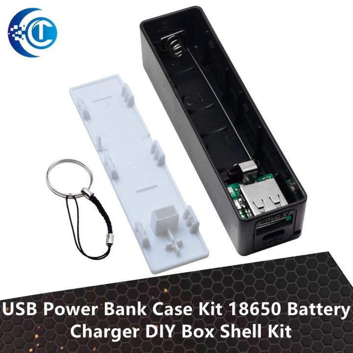 1PCS USB Power Bank Case Kit 18650 Battery Charger DIY Box Shell Kit ...