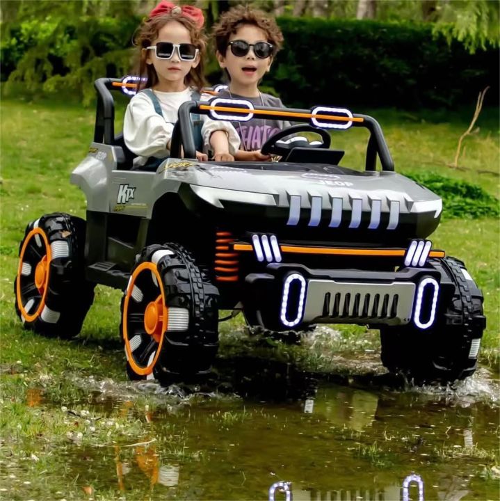 New Model 12V Battery Operated Kids Ride-On Jeep Dual Drive Childers ...