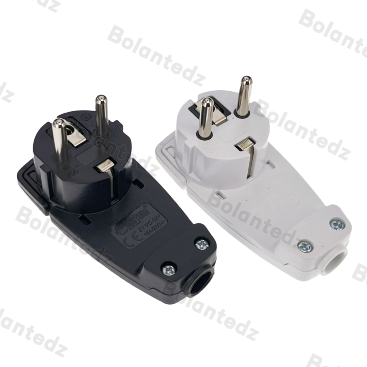 France Germany Plug Adapter 16A Male AC Outlets Rewireable Schuko ...