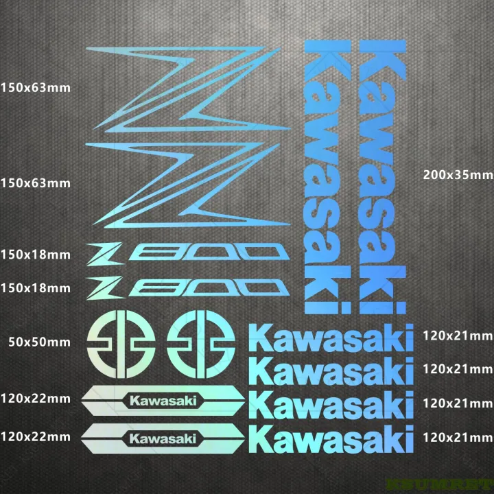 For Kawasaki Z800 Sticker Motorcycle Stickers Z800 Logo Tank Pad | Daraz.pk