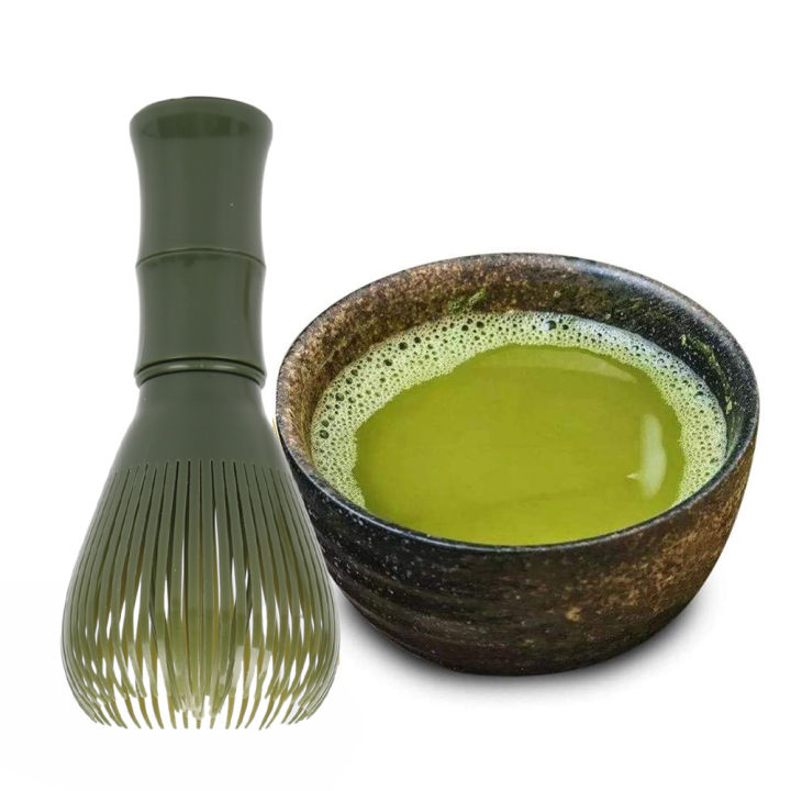 DIY Japanese Ceremony Bamboo Matcha Practical Powder Whisk Coffee Green ...