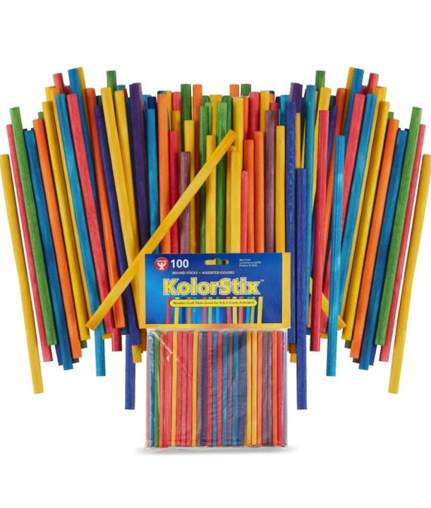 Wood Color Sticks for Craft Work | Daraz.pk