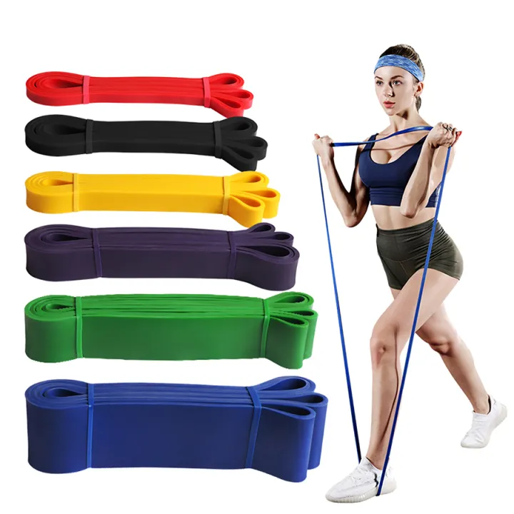Workout Pilates Latex Resistance Band Sport Fitness Exercise Elastic ...