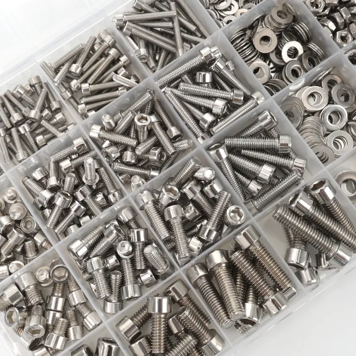 620pcs M2 M3 stainless steel socket head cap screws, nuts and washers ...