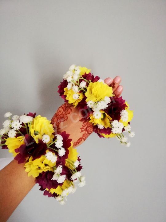 Artificial flower bridal gajray- artificial gajray - gajray - bridal ...