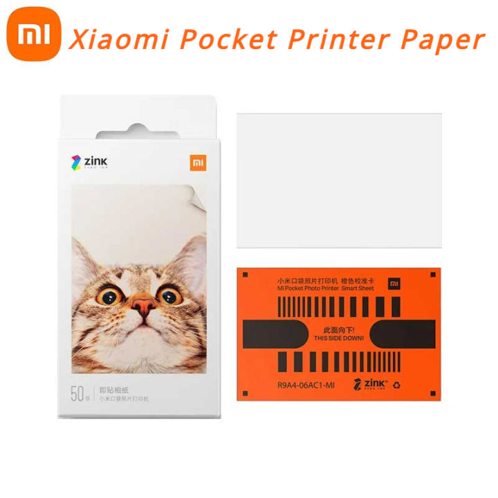 Xiaomi Original ZINK Pocket Printer Paper Self-adhesive Photo Print 10 ...