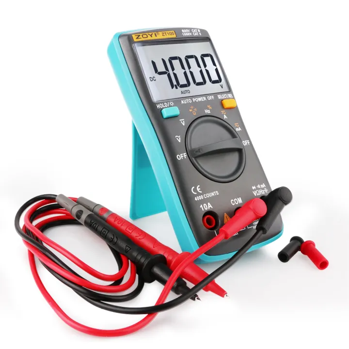 RZ Digital Multimeter Ammeter Voltmeter Resistance Frequency backlight ...