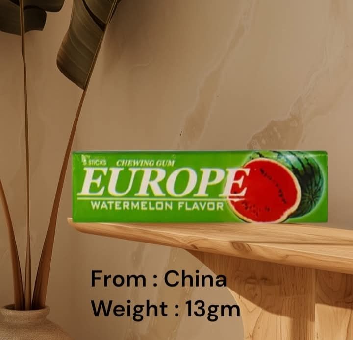 Europe Chewing Gum (WaterMelon) -13gm | Daraz.com.bd
