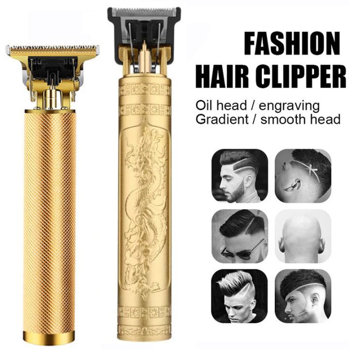 Men's T9 Carving Hair Trimmer Mini Electric Hair Clipper Beard Trimer ...