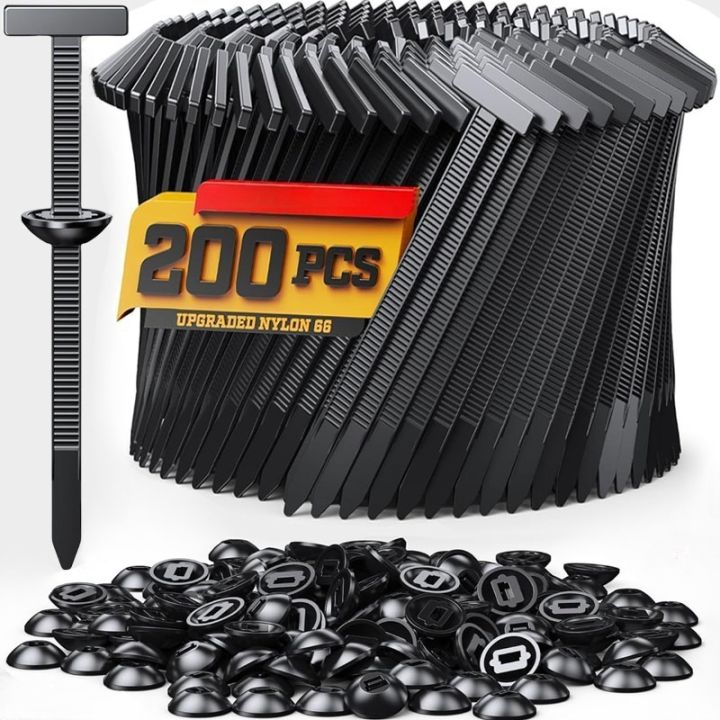 Nylon Universal Cable Tie Buckle-Heavy Duty Zip Ties Holder with Pin ...