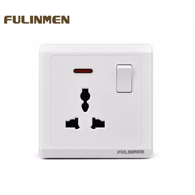 FULINMEN Universel Multi Base Wall Switch Socket With Led indicator ...