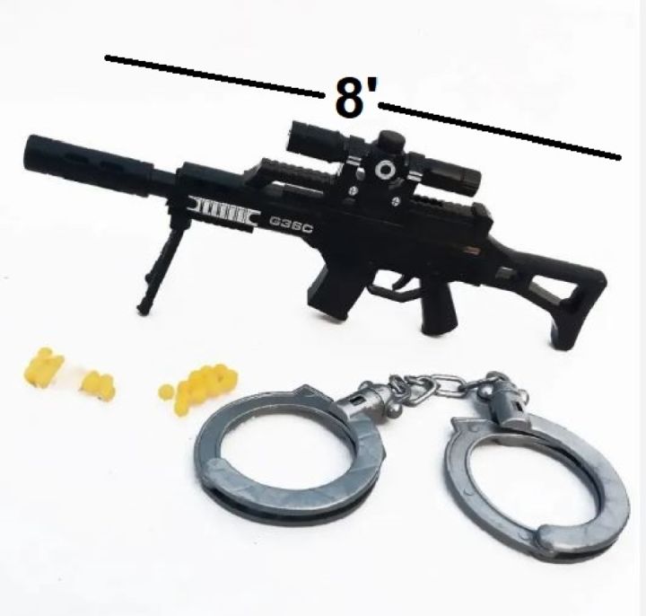 Children Toy Gun Black Color Sniper and hand craft Authentic Look and ...